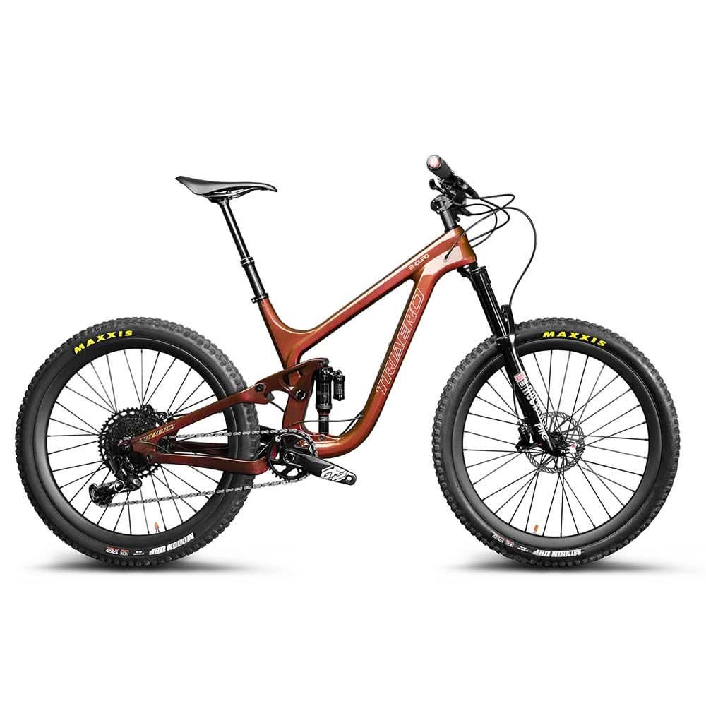 ICAN 29er Carbon Enduro Bike Mountain Bike P9 Rainbow Painting 150mm Travel – ICAN Cycling